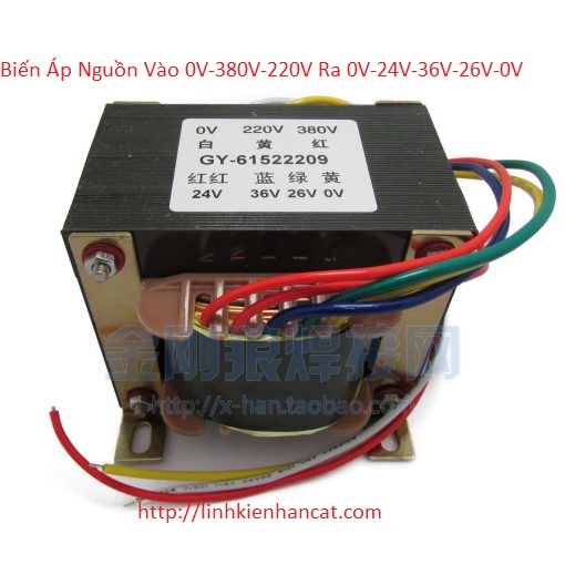 Biến Áp Nguồn Vào 0V-380V-220V Ra 0V-24V-36V-26V-0V | Shopee Việt Nam