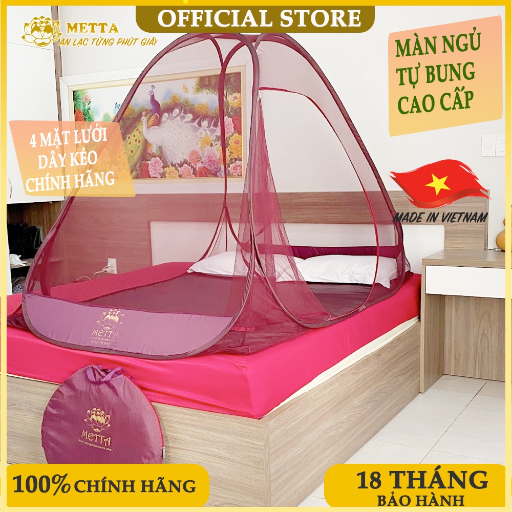 Màn Ngủ Tự Bung METTA - 1M2 x 1M9 - BH 18 tháng - Hàng Chính Hãng ...