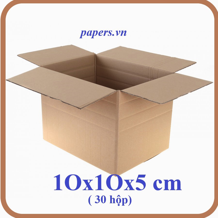 30 hộp carton size nhỏ 10x10x5 cm( hộp cơ bản) | Shopee Việt Nam