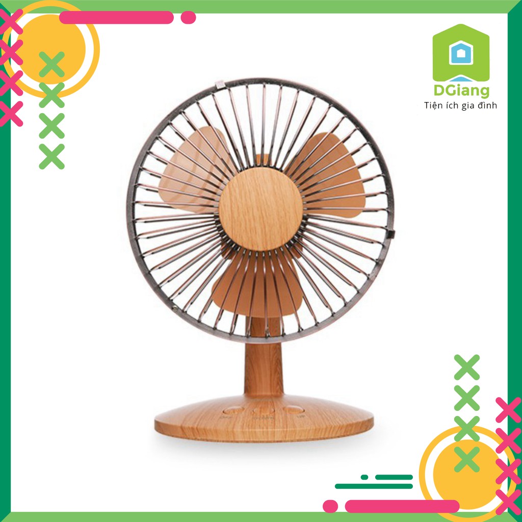 Quạt Mini Vân Gỗ Remax Desk Fan FN17 | Shopee Việt Nam