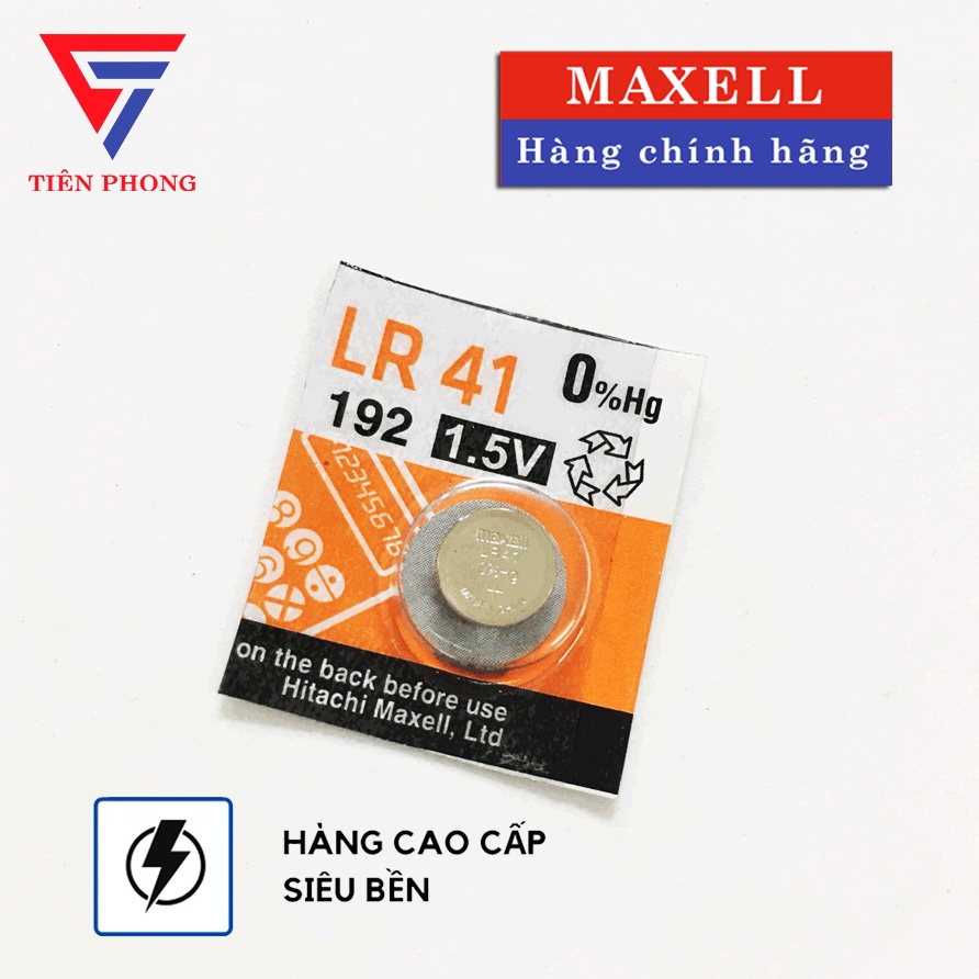 1 Viên Pin Maxell AG3 LR41 192 1.5V Hàng Chính Hãng | Shopee Việt Nam