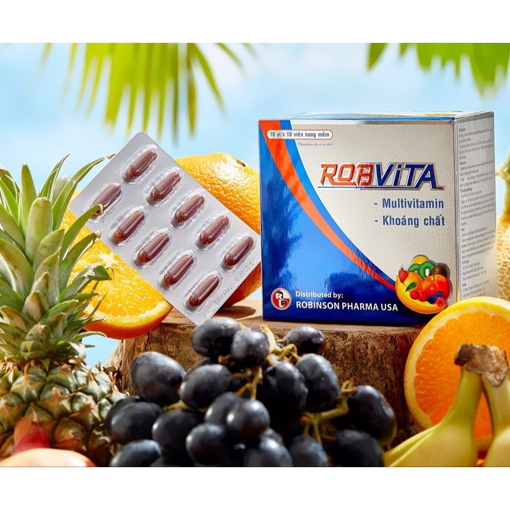 Viên uống bổ sung vitamin và khoáng chất, tăng cường sinh lực - ROBVITA ...