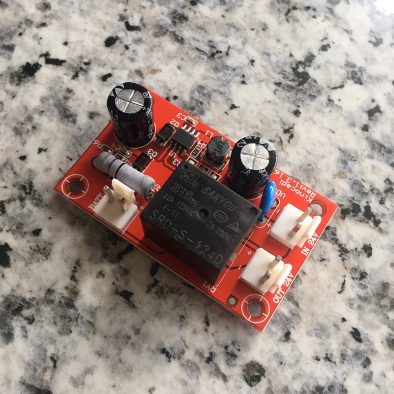 Mạch UPS mini DC 12V 24V, chuyển nguồn và sạc tự động dùng chế nguồn dự ...