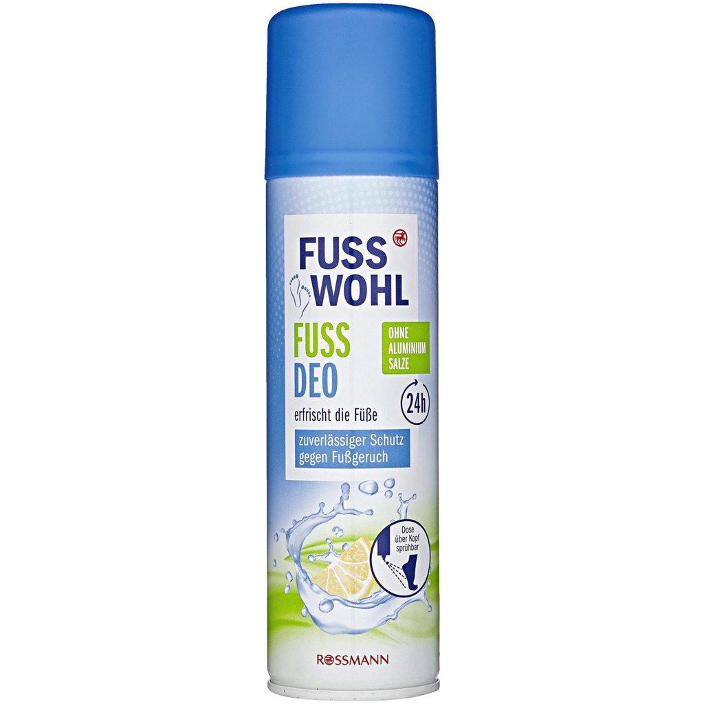 Xịt Khử Mùi Hôi Giày Fuss Wohl 200ml, Đức | Shopee Việt Nam
