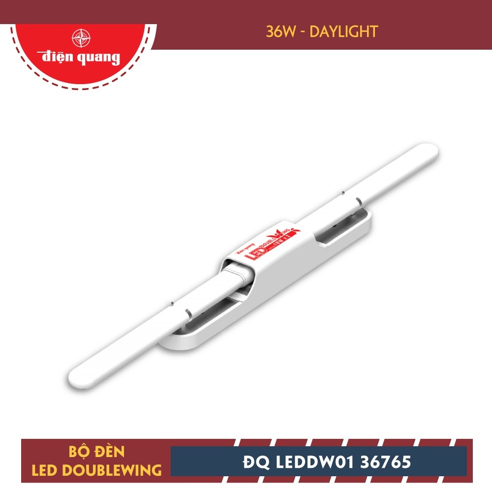 ĐÈN DOUBLEWING LED ĐIỆN QUANG 18Wx2 ( Bóng nhựa ) Double wing DW | Shopee Việt Nam