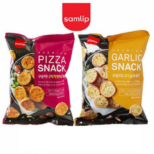 Snack bánh mì sấy giòn samlip Hàn Quốc [120g] | Shopee Việt Nam