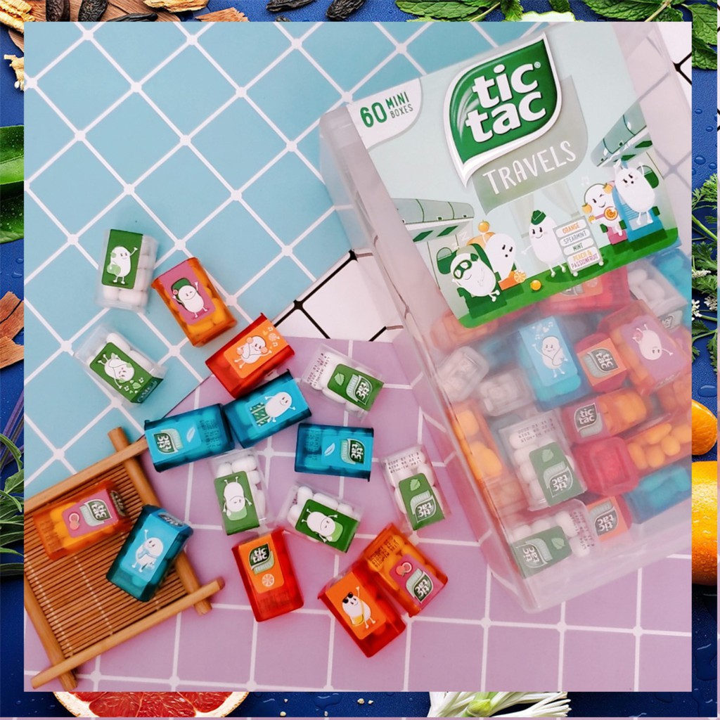 Combo 3 hủ kẹo ngậm TIC TAC mini travels | Shopee Việt Nam