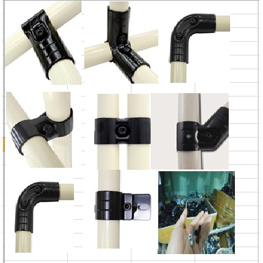 Khớp nối kim loại/Metal Joint HJ1,HJ2,HJ3... dùng cho ống tròn phi 27 ...