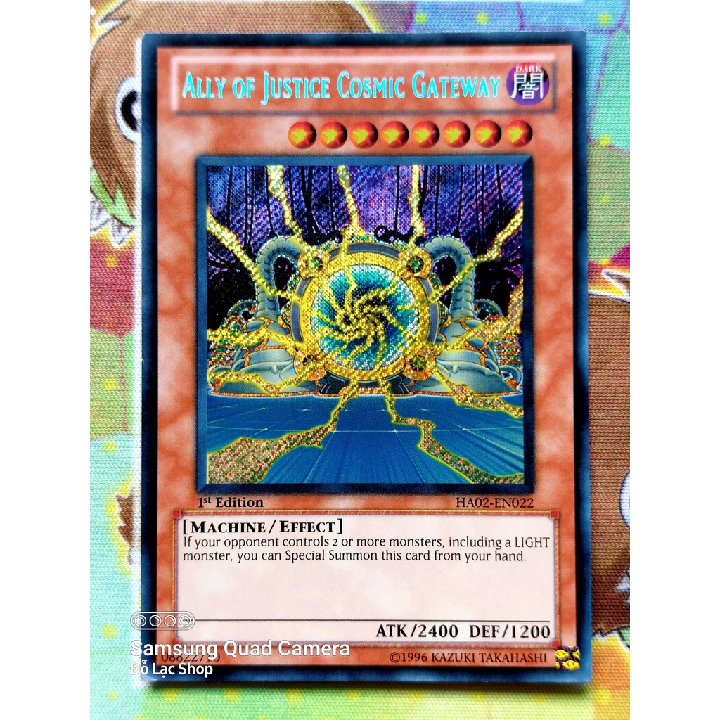 [ ĐỖ LẠC SHOP ] Thẻ Bài Yugioh Monster Mint90 Ally of Justice Cosmic Gateway - HA02-EN022 ...