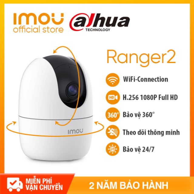 Camera Wifi Imou Ranger 2 - Full HD 1080p - HÀNG CHÍNH HÃNG | Shopee ...