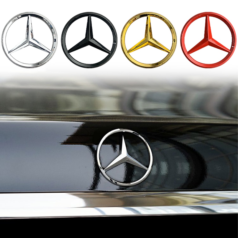 Mercedes-Benz Kim loại Biểu tượng Nhãn dán Thùng sau ô tô Sửa đổi Logo ...