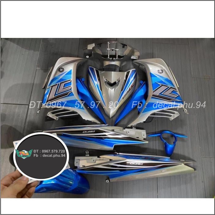 Tem Exciter 135 Lc Xanh Xe bạc (F) | Shopee Việt Nam