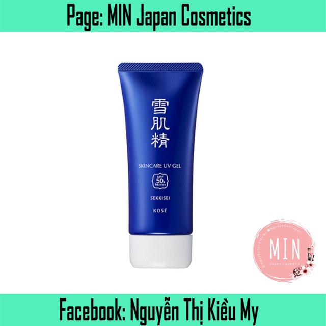 Kem Chống nắng dạng Gel Kose Sekkisei Skincare UV Gel SPF50+/PA++++ 90g | Shopee Việt Nam