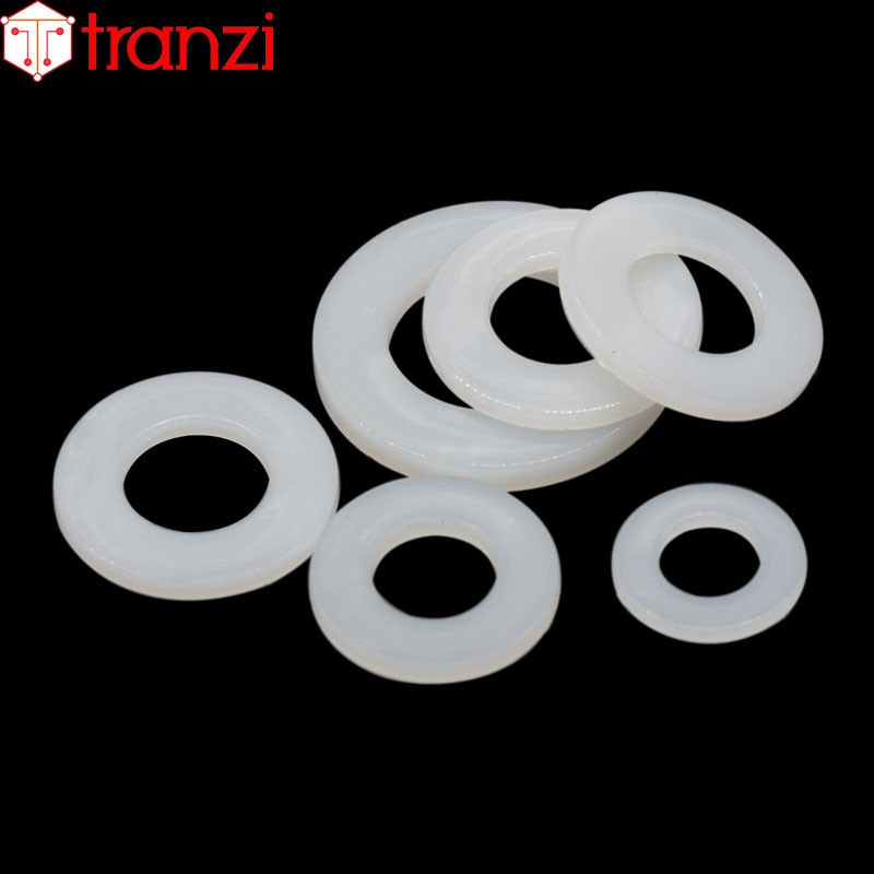 Long đen phẳng nhựa trắng M2 M2,5 M3 M4 M5 M6 M8 M10 M12 | Shopee Việt Nam