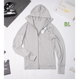 Áo khoác chống nắng Nam BL Fashion cổ cao túi khoá kéo,chất liệu vải ...