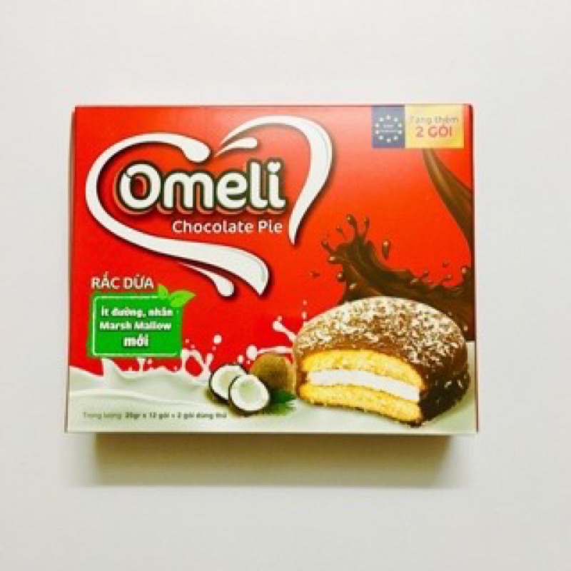Bánh chocolate pie OMELI hộp 300g | Shopee Việt Nam