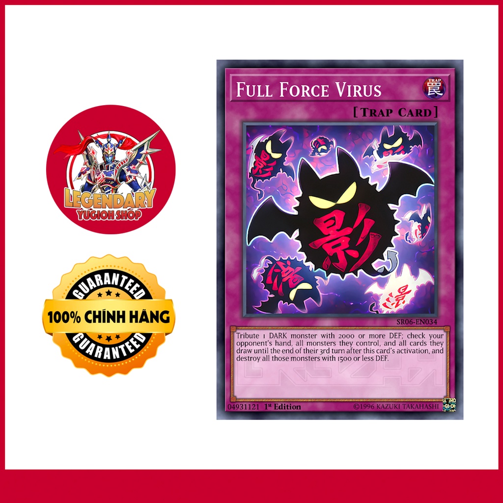 [Thẻ Bài Yugioh Chính Hãng] Full Force Virus | Shopee Việt Nam