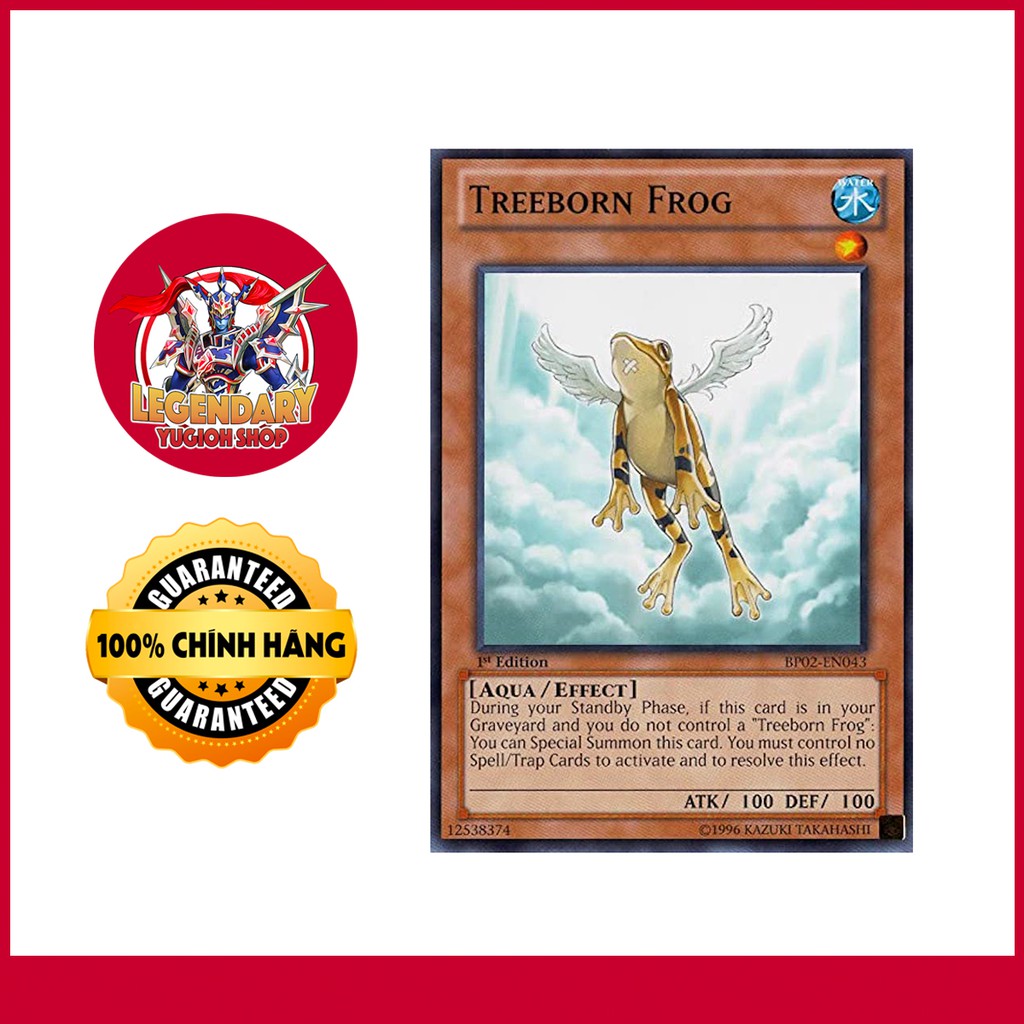 [Thẻ Bài Yugioh Chính Hãng] Treeborn Frog | Shopee Việt Nam