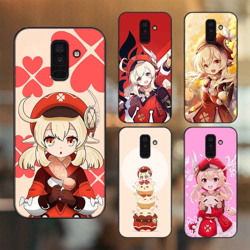 Ốp lưng Samsung A6 Plus viền đen in hình Klee Genshin Impact | Shopee ...