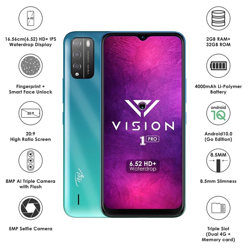 Điện thoại Itel Vision 1 Pro (2GB/32GB) - Hàng Chính Hãng | Shopee Việt Nam