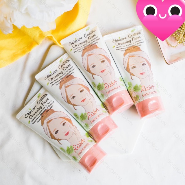 Sữa rửa mặt seoul rose Rosa skincare centella 120ml | Shopee Việt Nam