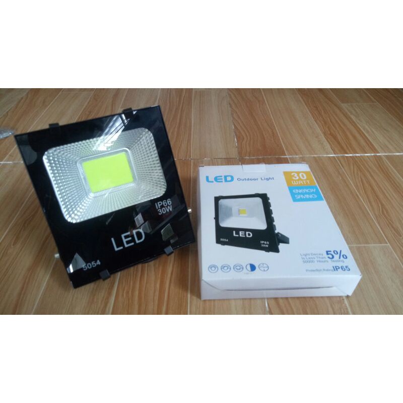Đèn Pha Led 30w COB 5054 Xanh Lá | Shopee Việt Nam