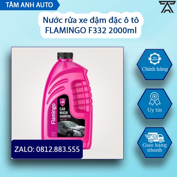 Nước rửa xe đậm đặc ô tô FLAMINGO F332 2000ml | Shopee Việt Nam