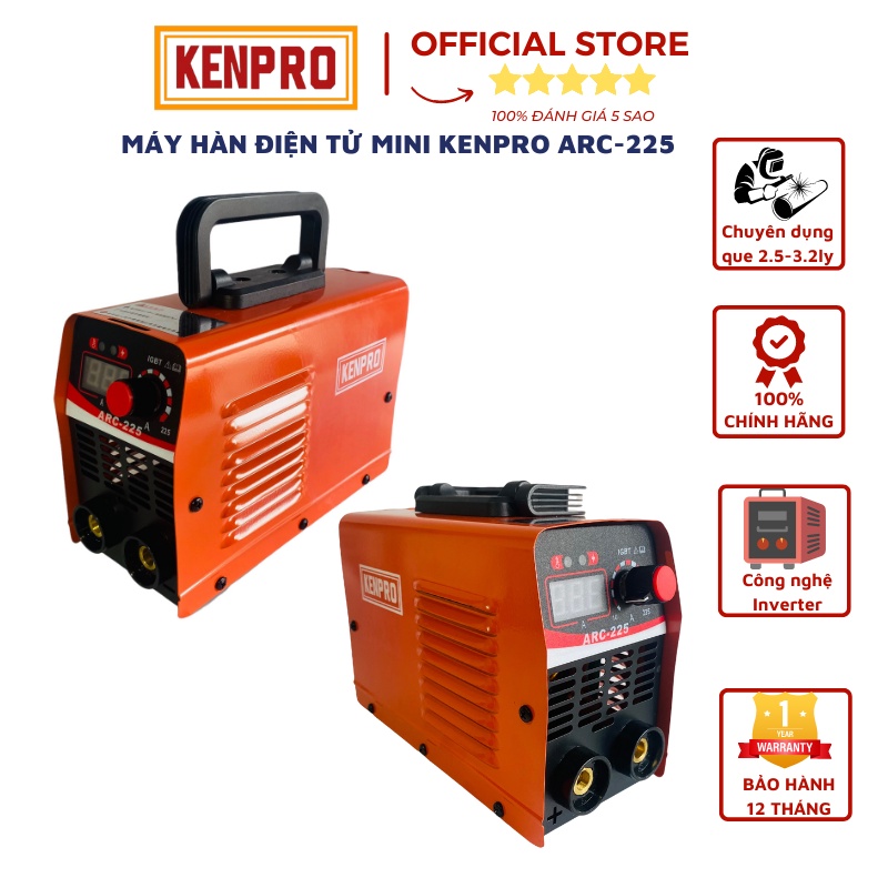 Máy Hàn Điện Tử Mini KENPRO ARC-225-Bảo Hành 12 Tháng | Shopee Việt Nam