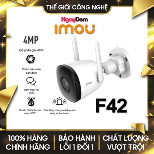 Camera Imou IP Ngoài Trời Quay Đêm Màu Bullet F42FP 1080P FullHD MÀU ...