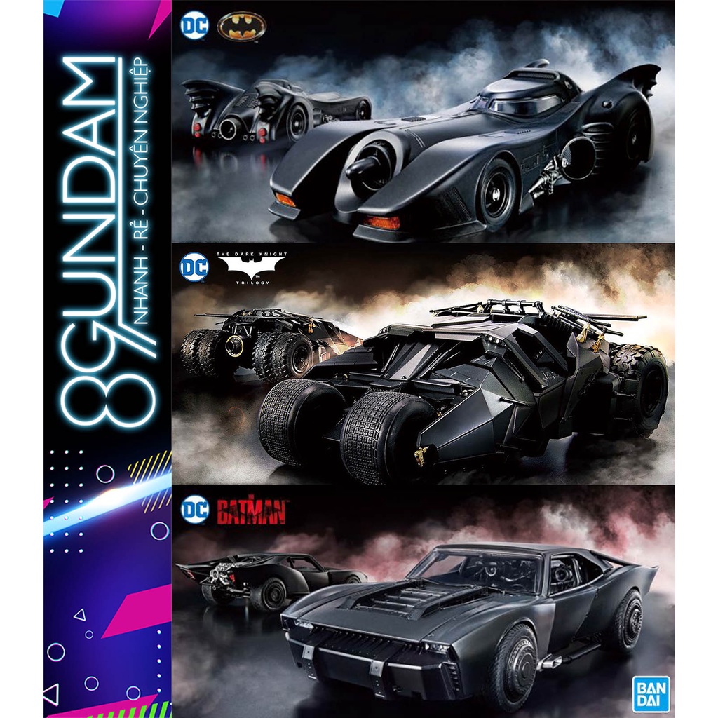 Mô Hình Lắp Ráp 1/35 Xe Batmobile Bat Mobile Figure-rise Batman DC ...