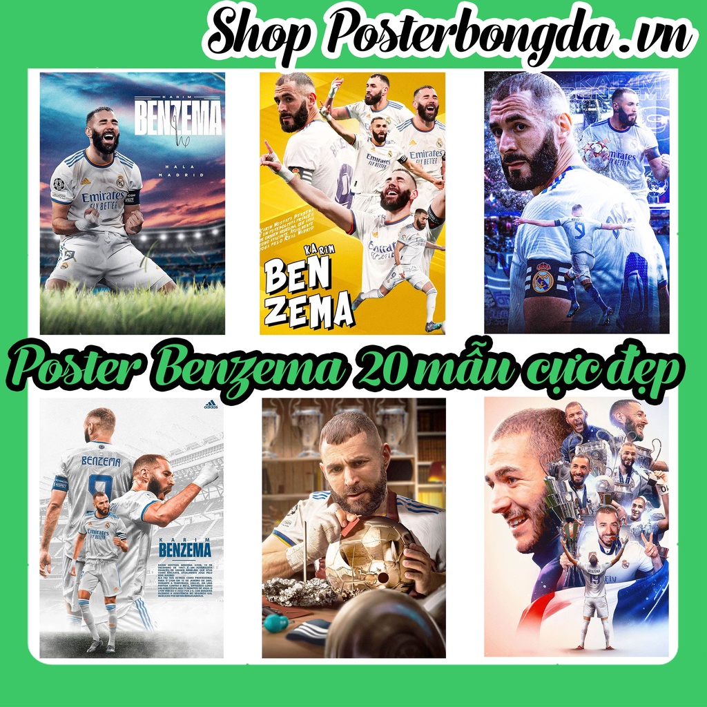 Poster Karim Benzema, Ảnh Dán Tường Karim Benzema Cực Đẹp, Poster Bóng ...