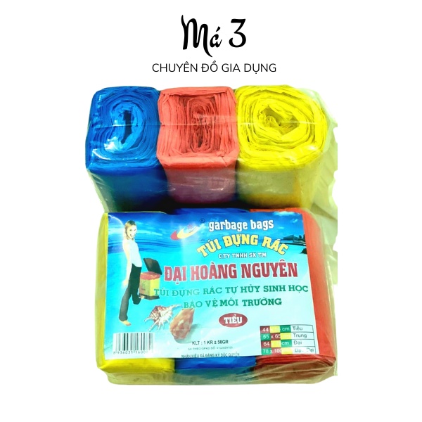 [LOẠI 1] Túi đựng rác Đại Hoàng Nguyên - Bao rác đủ màu giá rẻ | Shopee ...