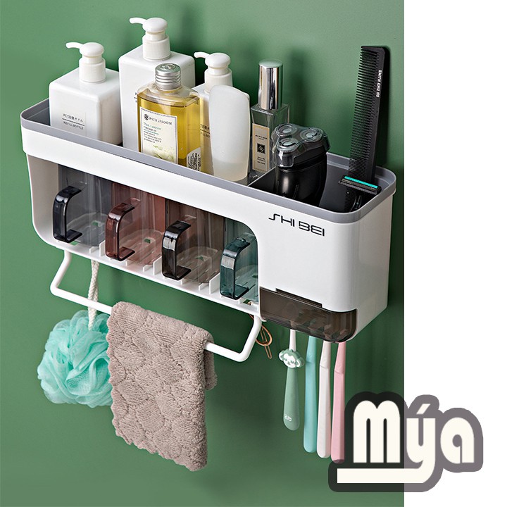 [WC11] Giá đựng bàn chải đánh răng và đồ dùng phòng tắm đa năng GIA ...