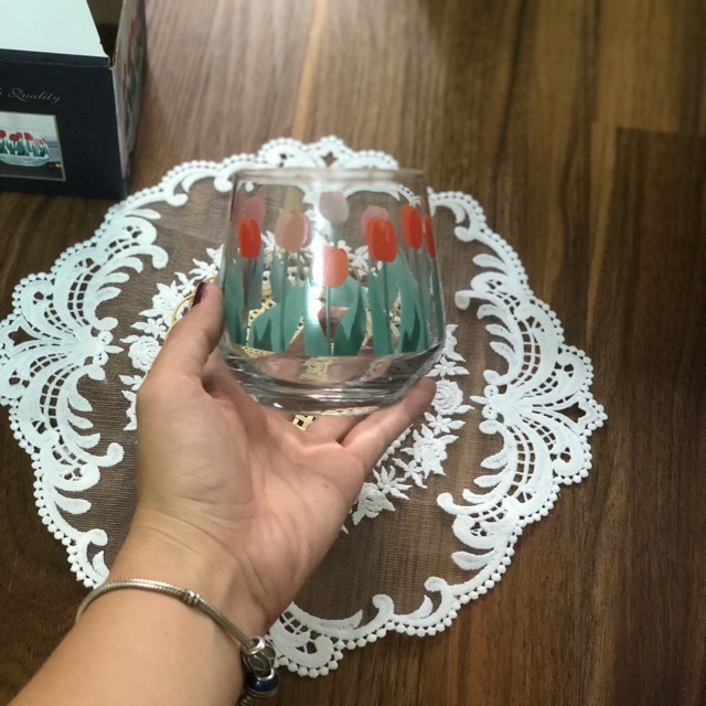 Cốc thủy tinh tulip set 2c | Shopee Việt Nam