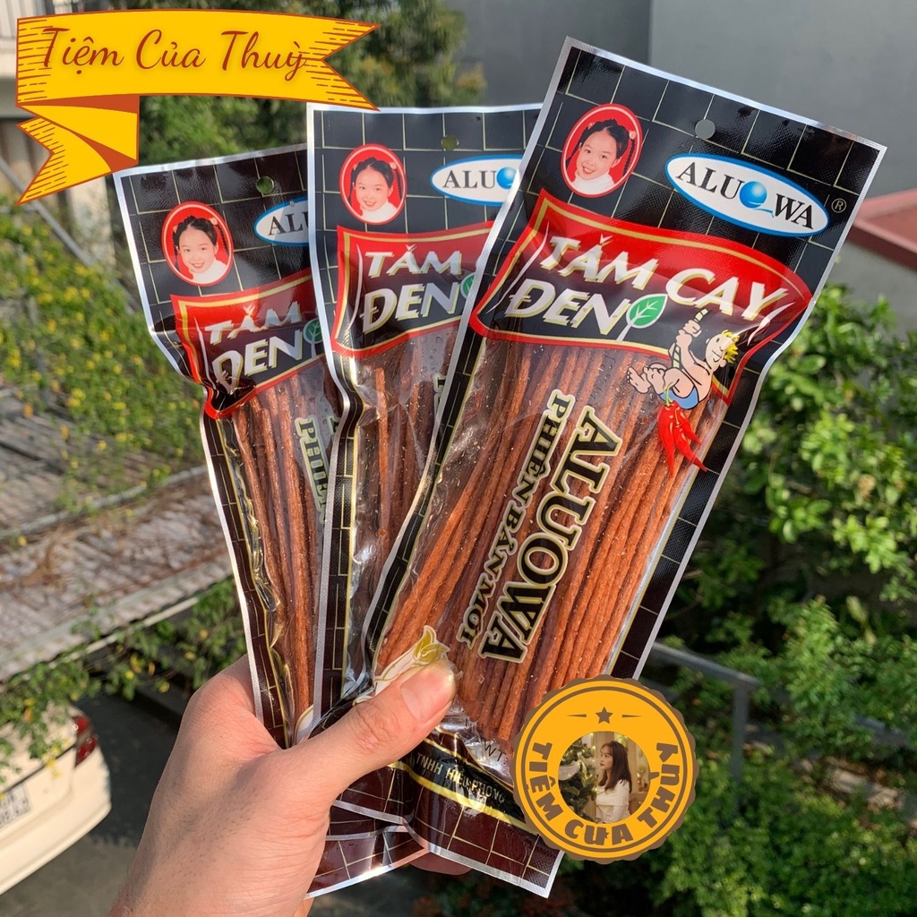 Gói Tăm Cay Đen Cay Đặc Biệt, Bim Bim Tăm Cay Đen ALUOWA, đồ ăn vặt ...