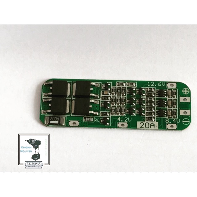 Mạch sạc pin Li-ion 3S 12.6V - 20A Auto Recovery, chuyên sạc pin 3S 9 ...