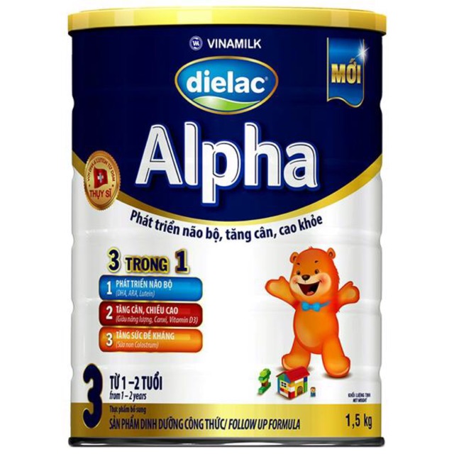Sữa Dielac Alpha 3 - 1,5kg | Shopee Việt Nam