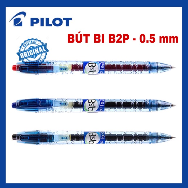 BÚT GEL PILOT B2P 0.5mm (VỎ TÁI CHẾ TỪ CHAI NHỰA) | Shopee Việt Nam