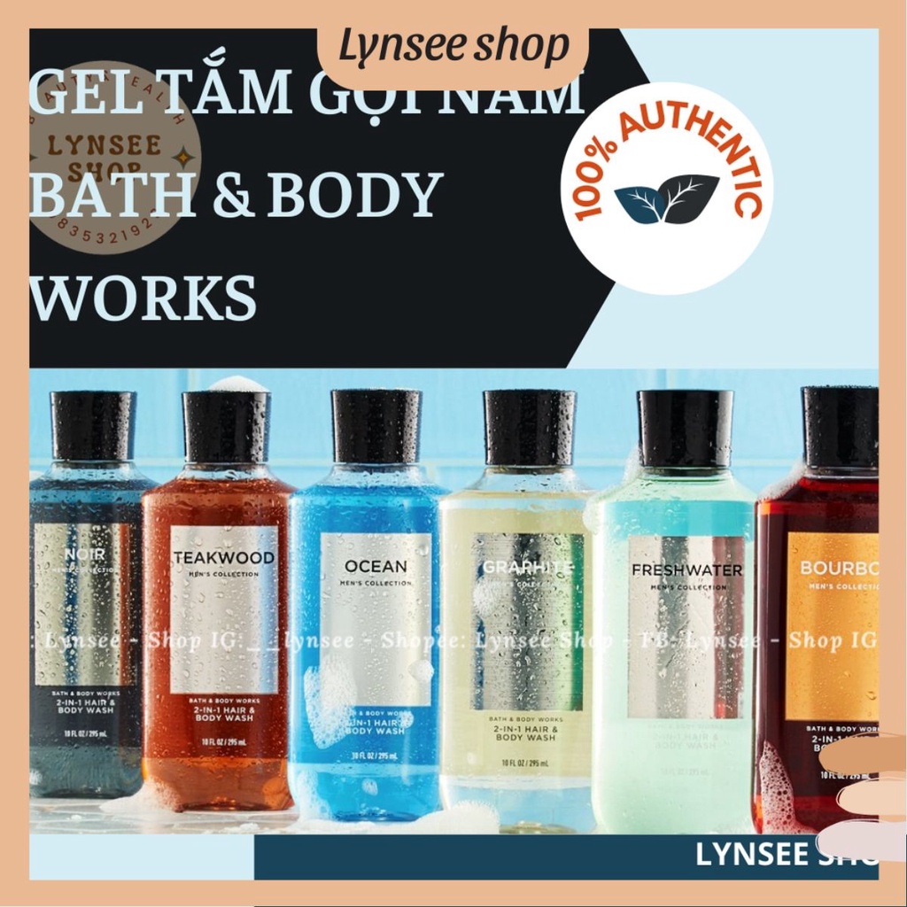 Sữa tắm gội dành cho nam Bath And Body Works chai 295ml - Lynsee Shop ...