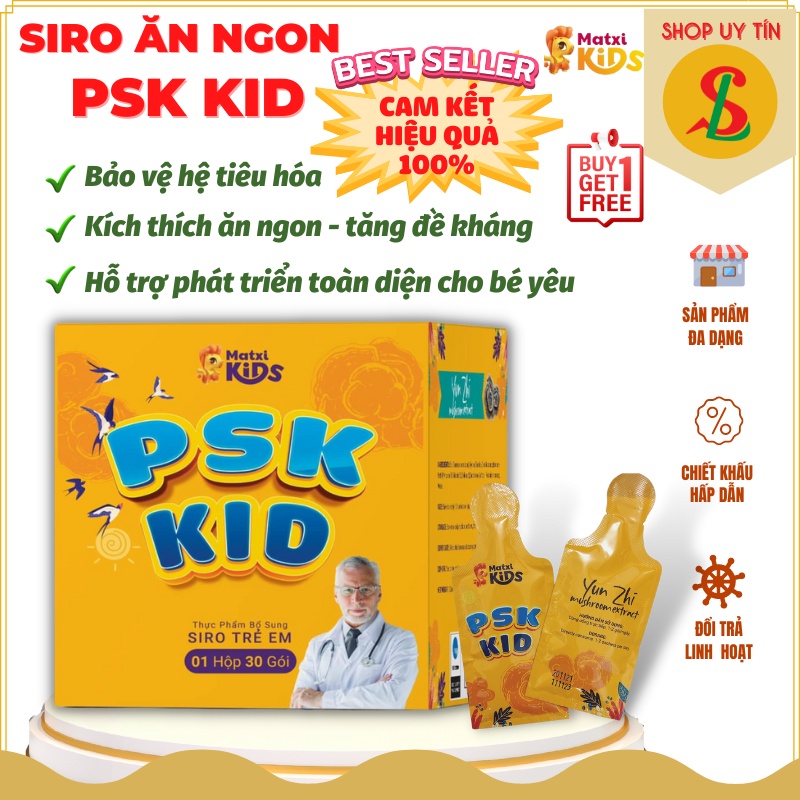 Siro ăn ngon PSK KID giúp bé tăng cân tăng đề kháng hỗ trợ tiêu hóa ...