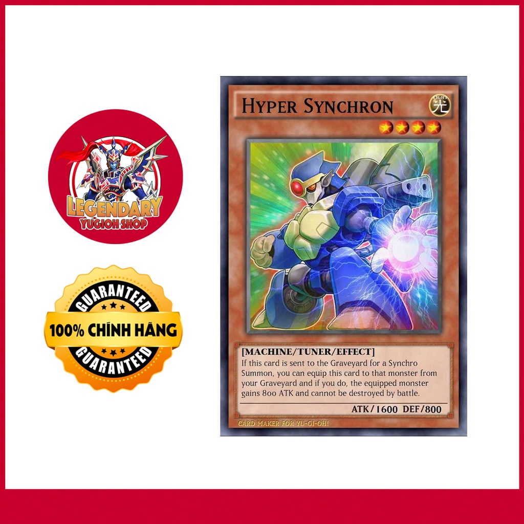 [Thẻ Bài Yugioh Chính Hãng] Hyper Synchron | Shopee Việt Nam