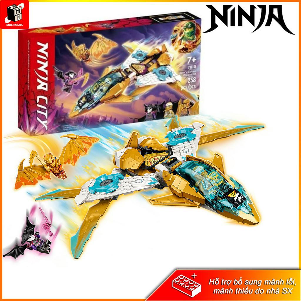 [HOT] Bộ lắp ghép Ninjago Phi cơ rồng vàng của Zane 7010 | Hỗ trợ chi ...