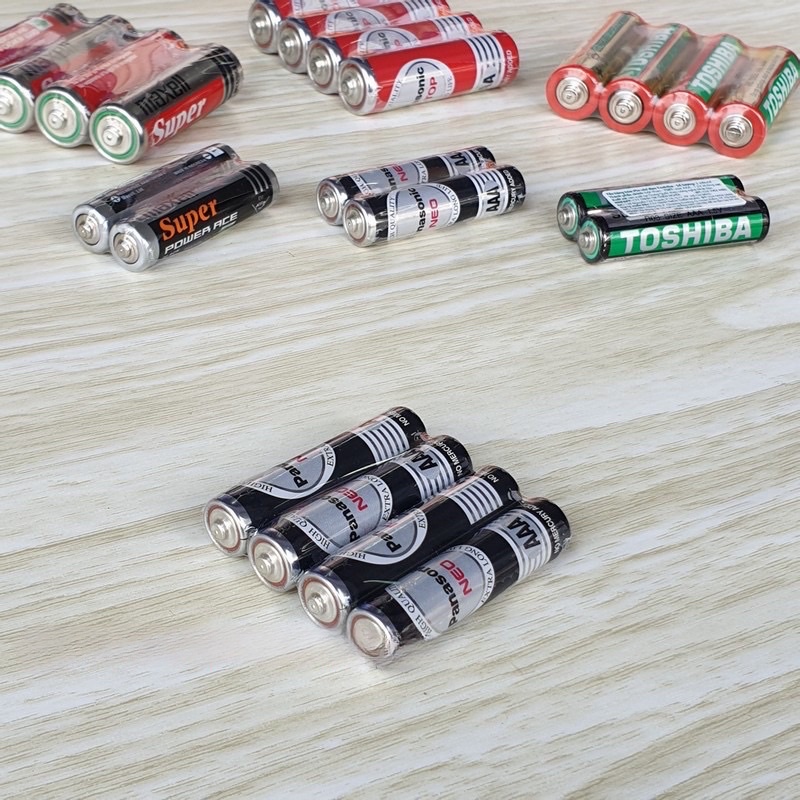Pin AA AAA Panasonic, Maxcell, Toshiba ,Double A Chính Hãng | Shopee ...