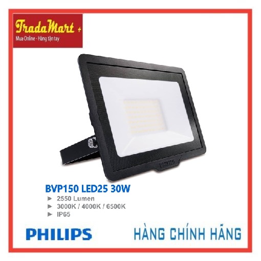 [Hàng chính hãng Philips] - Đèn pha Led BVP150 Philips 30W 2850lm chống ...