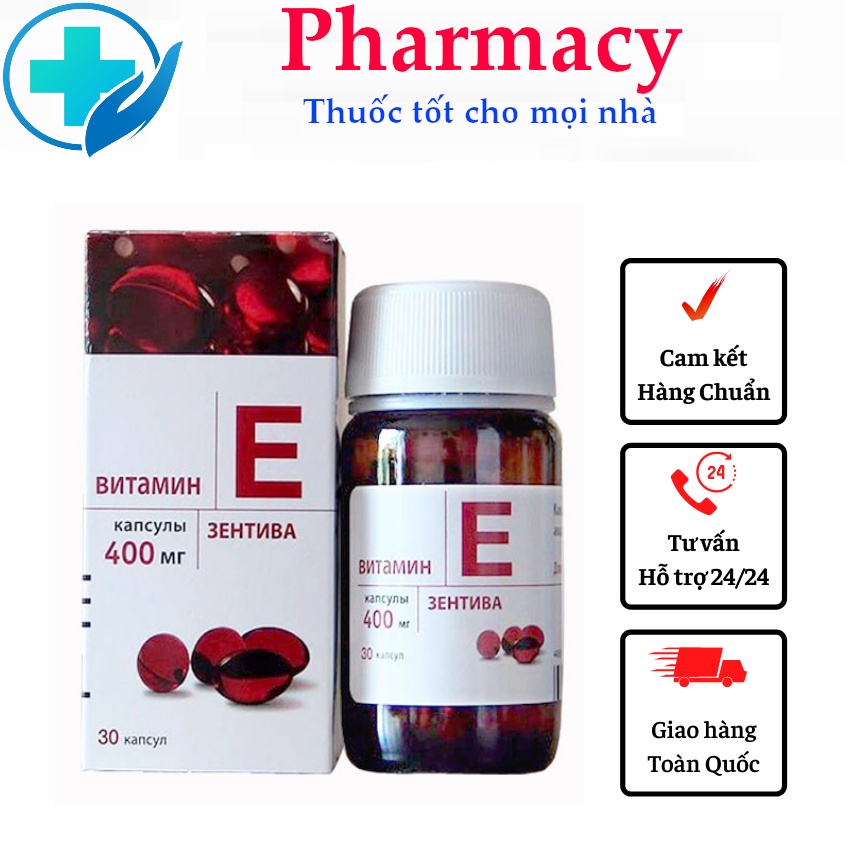 Viên Uống Vitamin E đỏ Nga Đẹp Da Chống Lão Hóa Shopee Việt Nam