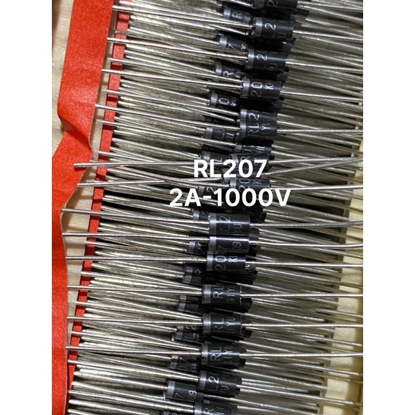 (Set 100pcs) Diode diot chỉnh lưu SF28E RL207 2A 1000V đóng dây loại ...