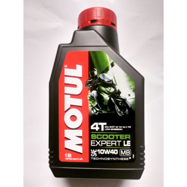 nhớt Motul Scooter Expert LE 10W40 1L tổng hợp SM MB (1 LÍT LE EXPERT ...