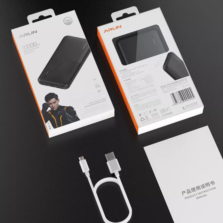 Sạc Dự Phòng Arun Mini 3 Pro 10000mah Sạc Nhanh Bền Shopee Việt Nam