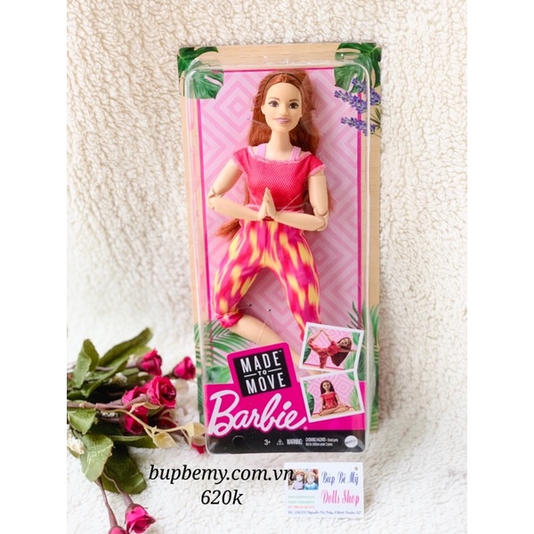 Búp bê Barbie có 22 khớp, búp bê barbie yoga! giao mới nguyên Box. hàng ...