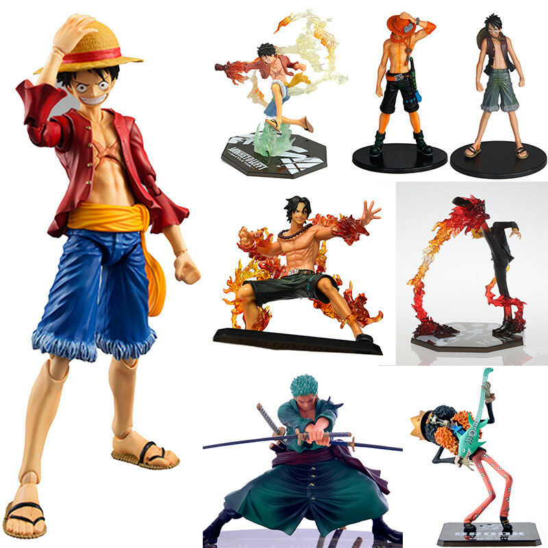 Set 4 Mô Hình Mô Phỏng Nhân Vật Phim Hoạt Hình One piece | Shopee Việt Nam